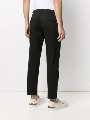 DONDUP High-rise Cropped Trousers - Black