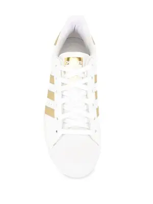 Adidas Superstar Lace-up Sneakers - White