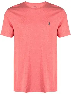 Polo Ralph Lauren Embroidered-logo Cotton T-shirt - Red
