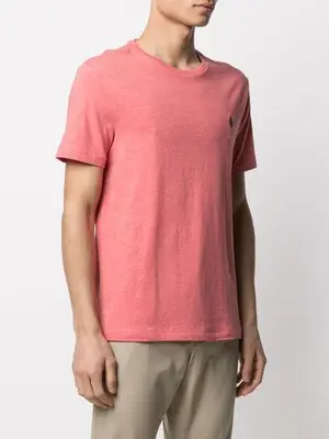 Polo Ralph Lauren Embroidered-logo Cotton T-shirt - Red