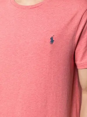 Polo Ralph Lauren Embroidered-logo Cotton T-shirt - Red