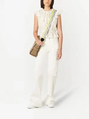 Marc Jacobs Wavy Logo Webbing Strap