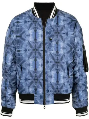 MOSTLY HEARD RARELY SEEN Kaleidoscope Tie-dye Bomber Jacket