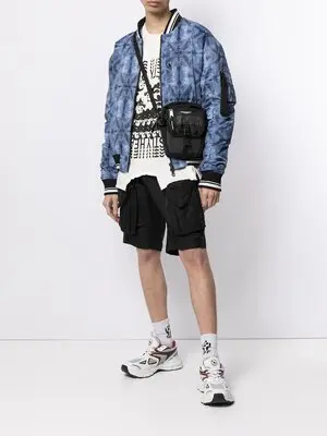 MOSTLY HEARD RARELY SEEN Kaleidoscope Tie-dye Bomber Jacket