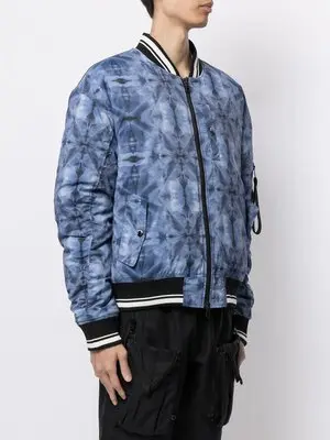MOSTLY HEARD RARELY SEEN Kaleidoscope Tie-dye Bomber Jacket