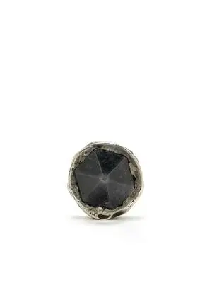 PARTS OF FOUR Crystal Stud Earring - Black