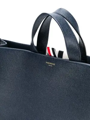 Thom Browne Vertical Stripe Tote Bag