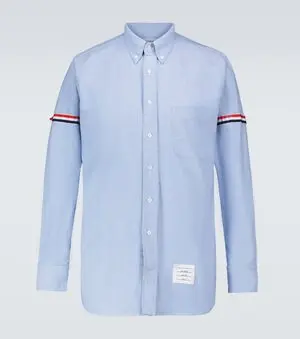 Thom Browne Grosgrain Armband Shirt - Blue