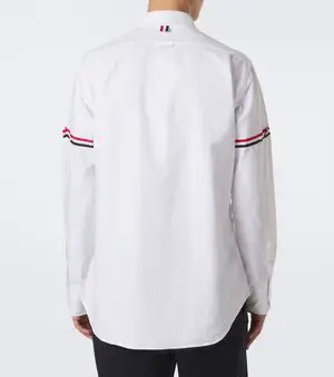 Thom Browne Grosgrain Armband Shirt - White