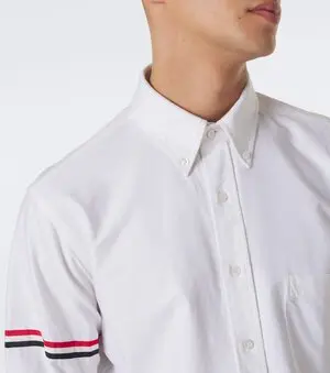 Thom Browne Grosgrain Armband Shirt - White