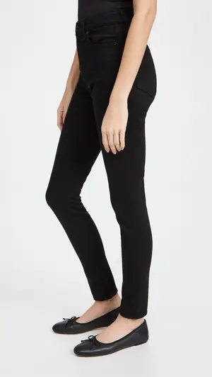 Rag & Bone Nina High-rise Skinny Jeans - Black