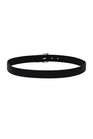 Saint Laurent Leather Belt - Black