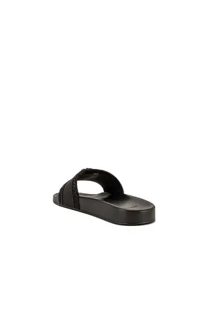 Versace Slide Sandals - Black