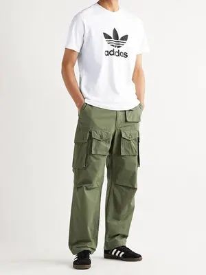 Adidas Originals By Alexander Wang Logo-print Cotton-jersey T-shirt