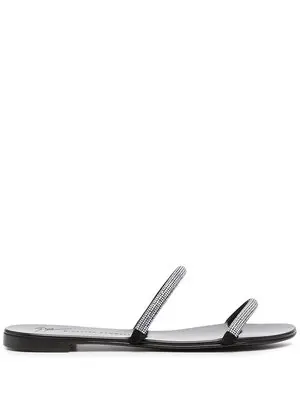 GIUSEPPE ZANOTTI Croisette Crystal-embellished Sandals