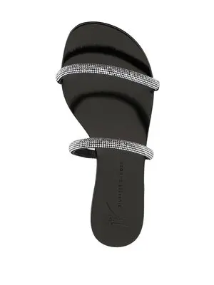GIUSEPPE ZANOTTI Croisette Crystal-embellished Sandals