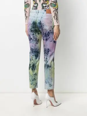 Philipp Plein Tie-dye Boyfriend Jeans