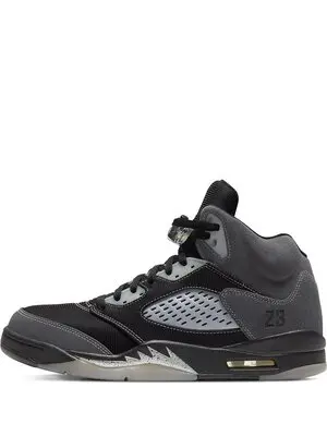 JORDAN Air 5 Retro Anthracite Sneakers - Black