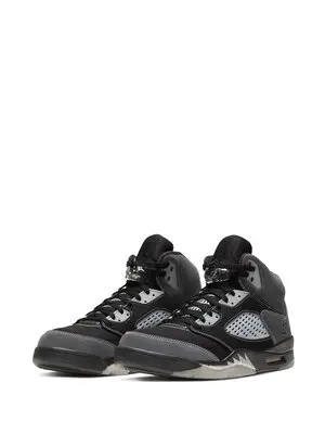 JORDAN Air 5 Retro Anthracite Sneakers - Black