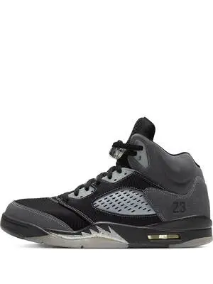 JORDAN Air 5 Retro Anthracite Sneakers - Black