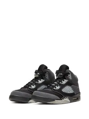 JORDAN Air 5 Retro Anthracite Sneakers - Black