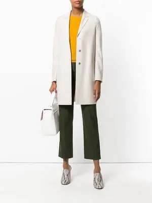 Harris Wharf London Elongated Coat - Neutrals