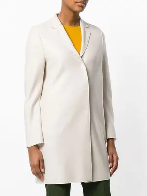 Harris Wharf London Elongated Coat - Neutrals