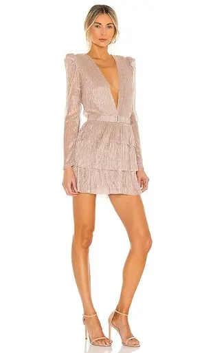 SABINA MUSAYEV X Carry Mini Dress - Blush