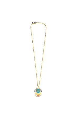 KENNETH JAY LANE Medicine Pendant Necklace