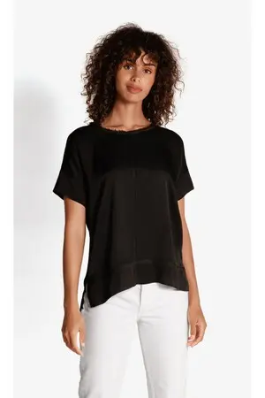 Rachel Zoe Ella Sateen Tee Shirt