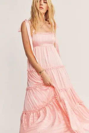 LoveShackFancy Burrows Maxi Dress
