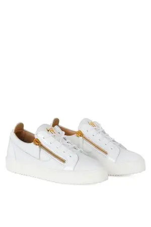 GIUSEPPE ZANOTTI Gail Leather Sneakers - White