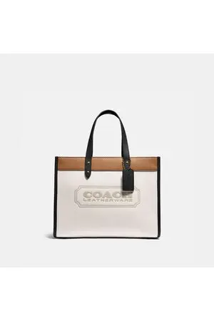 COACH Field Tote 30 In Colorblock With Badge