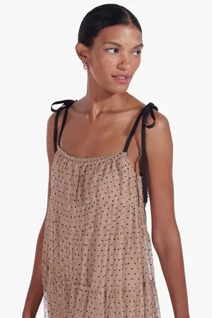 Staud Lilia Dress | Nude Dot