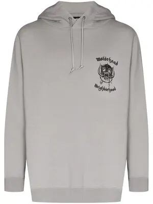 NEIGHBORHOOD X Motorhead Print Hoodie - Grey