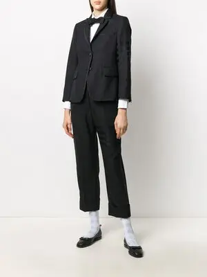 Thom Browne Tailored Cropped Trousers - Black