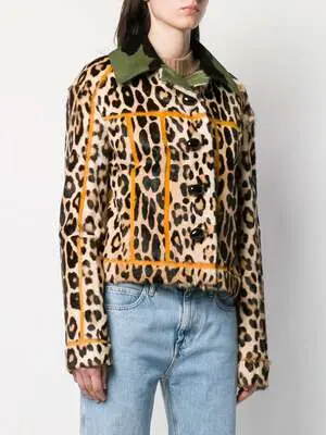 LISKA Leopard Print Jacket