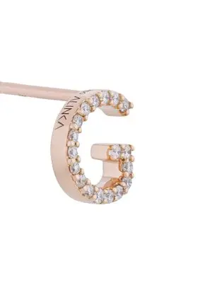 ALINKA 18kt Gold Id Diamond Stud Earring - Metallic