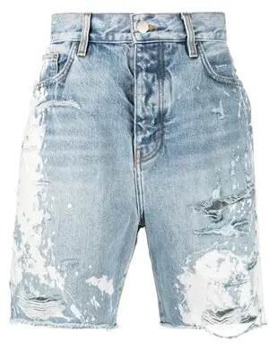 Amiri Frayed Shorts For Men