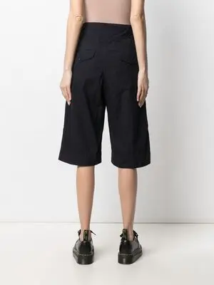 Y’s Loose Fit Pleated Shorts - Blue