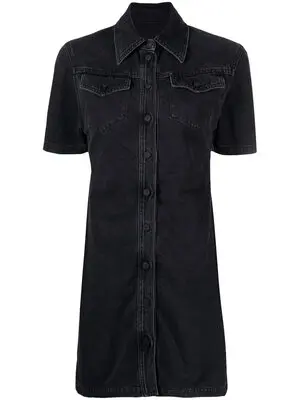 Off-White Denim Shirt Dress