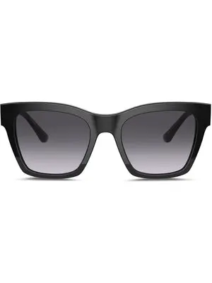 Dolce & Gabbana Logo Square-frame Sunglasses - Black