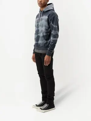 John Elliott Sequoia Tie-dye Hoodie - Black