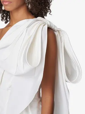 Carolina Herrera Draped Bow-detail Dress