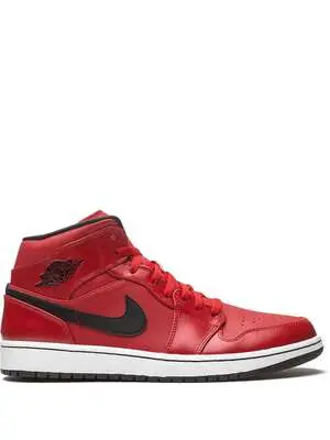 JORDAN Air 1 Retro Mid Gym Sneakers - Red