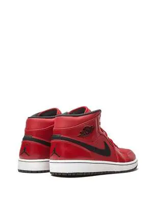JORDAN Air 1 Retro Mid Gym Sneakers - Red
