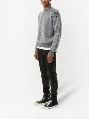 John Elliott Ribbed-knit Crewneck Jumper