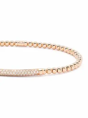 PRAGNELL 18kt Rose Gold Diamond Bracelet - Pink
