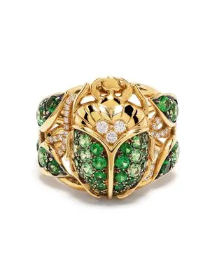AURÉLIE BIDERMANN 18kt Yellow Scarab Ring