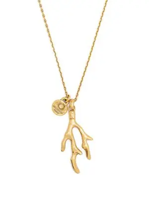 GOOSSENS Talisman Coral Pendant Necklace - Gold
